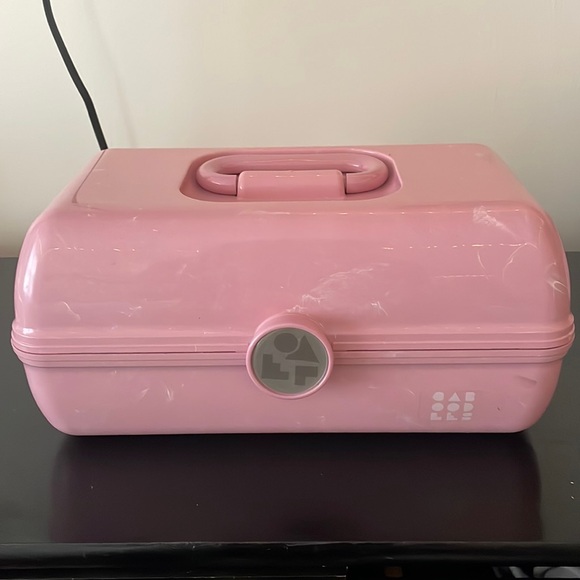 Caboodles | Storage & Organization | Pink And White Marble Caboodle ...